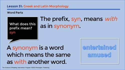 Greek and Latin Morphology by Pennington Publishing | TPT