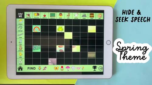 Hide & Seek Speech - Articulation Game - Spring Theme - PowerPoint ...