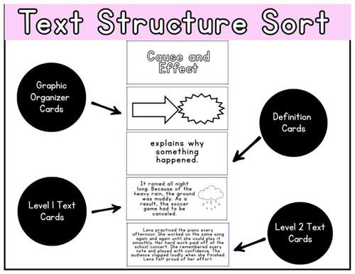 Text Structure Sort by That Book Girl | TPT