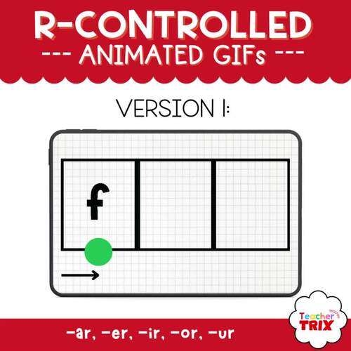 R-Controlled Animated GIFs BUNDLE | Phonics Science of Reading Aligned
