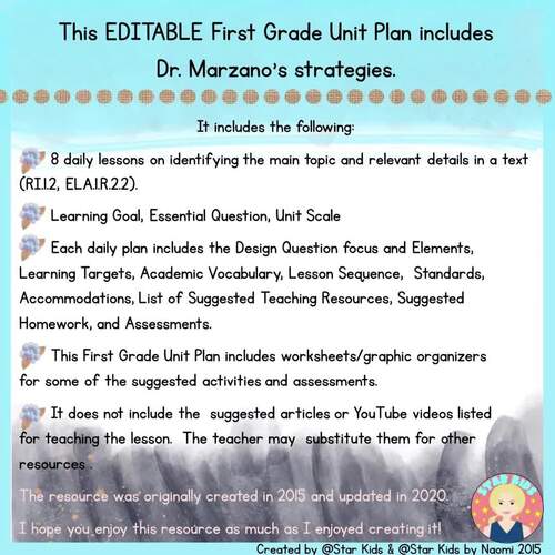 Lesson Plans Bundle for First Grade by Star Kids | TPT