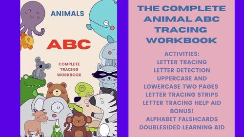 The Complete Animal Tracking ABC Workbook by Kristina Kordina | TPT