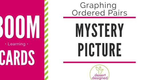 Coordinate Grid Mystery Picture Boom Cards by Desert Designed | TPT
