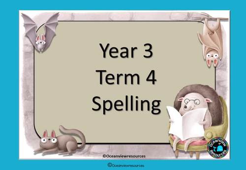 Grade 3 Spelling Term 4: Comprehensive Activities, Word Lists, Phonics ...