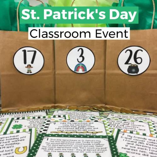 St Patrick's Day Classroom Event The Lucky Leprechaun League is Hiring!