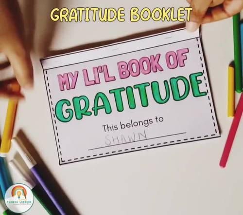 Gratitude Journal | Gratitude Activities Booklet | Social Emotional ...