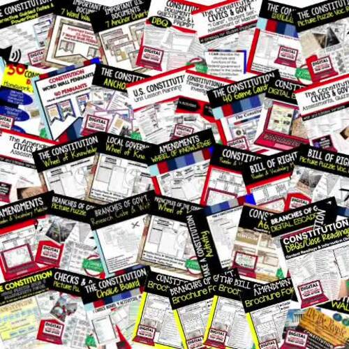 Constitution BUNDLE (Civics Bundle and Government Bundle) | TPT