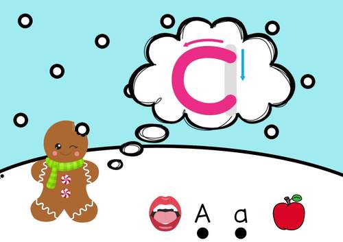 Gingerbread Theme Phonics Bundle with Bonus Video by Let's Flammingle