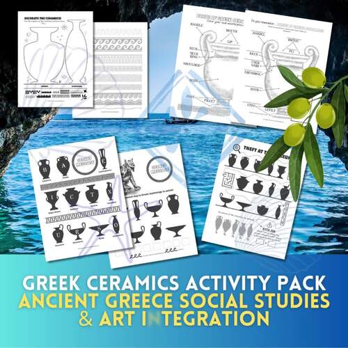 Greek Ceramics Activity Pack | Ancient Greece Social Studies & Art ...