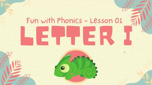 Phonics Letter I Full Lesson Plan (PPT + Worksheet) - Lesson 1 | TPT