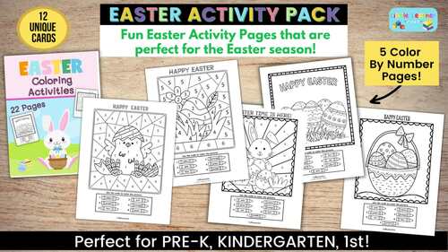 Easter Activity Pack by Little Learner Zone | TPT