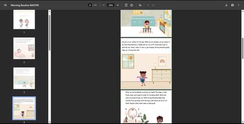 Morning Routine Social Story — Building Independence & Starting the Day ...