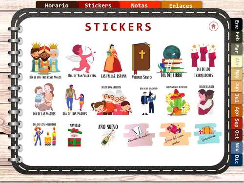 Spanish Digital Planner - 2022 by Spanish ClipArts | TPT