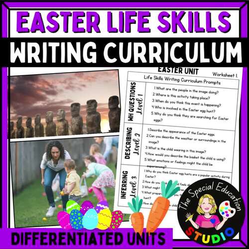 Easter activities life skills Special Education Writing curriculum ...