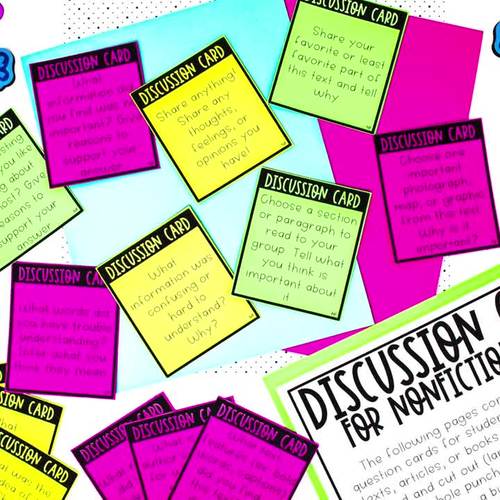 Accountable Talk Posters Talking Stems & Bookmarks by Simply Creative ...