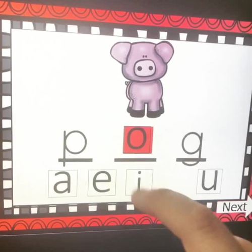 CVC Vowel Insert Digital Game Bundle - A, E, I, O, and U | TPT