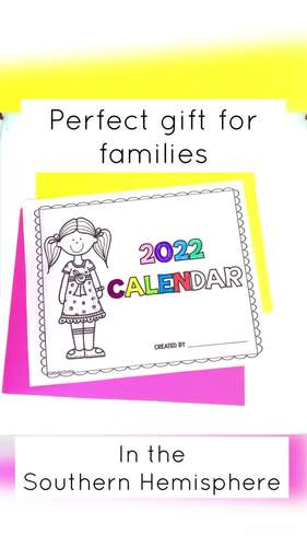 Holiday Parent Gift Directed Drawing 2024 Calendar | Southern Hemisphere