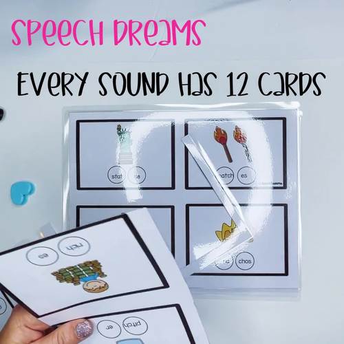 Medial Consonant Deletion Practice Phonology Flash Cards with Visual ...