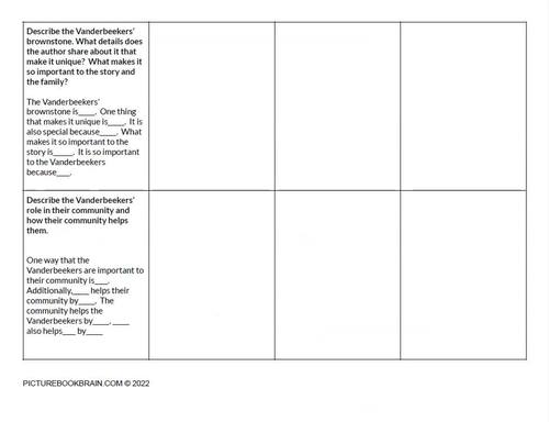 The Vanderbeekers of 141st Street Novel Study and Google Activities