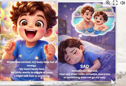 Understanding My Feelings Social Story | Emotions & Body Clues | TPT