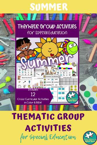 Summer Thematic Unit for Preschool, Elementary, and Special Education
