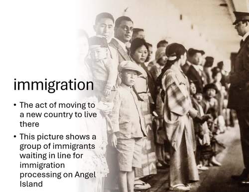 MyView 5th Grade Unit 1 Week 1 "Path to Paper Son" Vocabulary ...