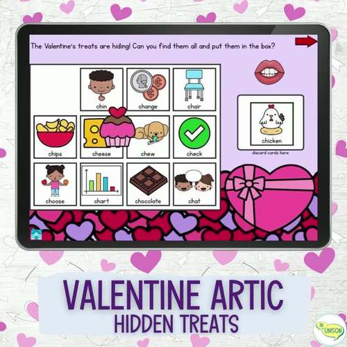 Valentine's Day Articulation Boom Cards™ Find the Hidden Treats Bundle