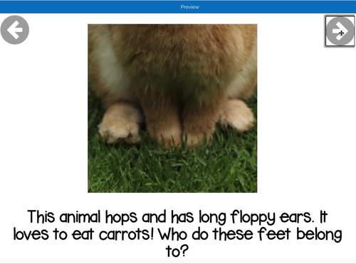 Guess the Feet Boom Cards Speech Therapy Guessing Game Riddles Making ...