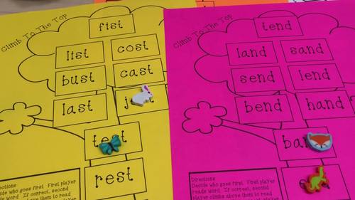 End Blends- nd, st, nt, nk by Amy Labrasciano | TPT