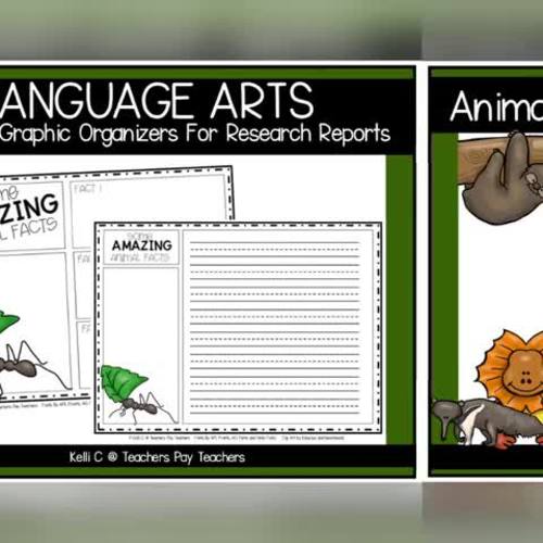 Animal Research Templates for Rainforest Animals by Kelli C | TPT