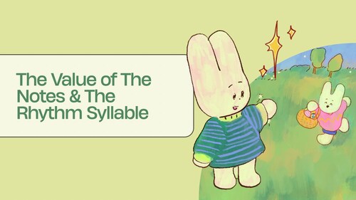 The value of the notes and the rhythm syllables by MsEos | TPT
