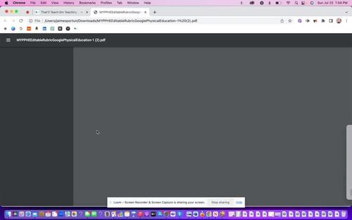 MYP PHE Editable Rubric (Google Slides) Physical Education by That'll ...