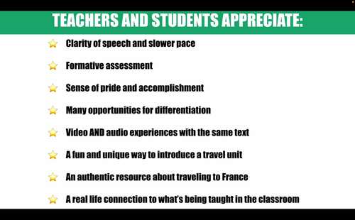 French Listening Comprehension - Allons au Marché - Comprehensive ...