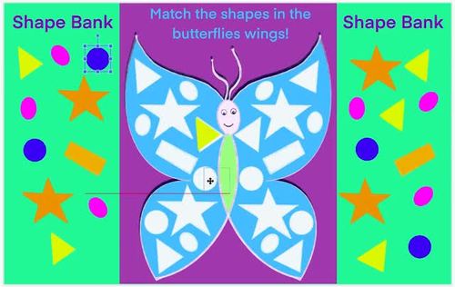 Butterfly Shape Match by The Tree Lady Shoppe | TPT