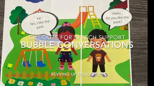 Bubble Conversations for Students w/ Autism - Visual Cut-Outs 4 ...