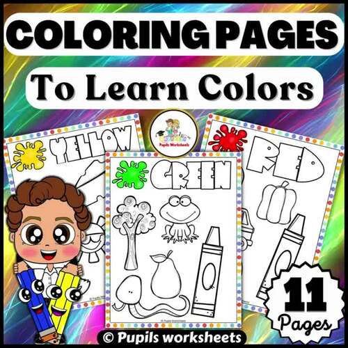 Coloring Pages to Learn the Colors - Printable Coloring Pages for ...