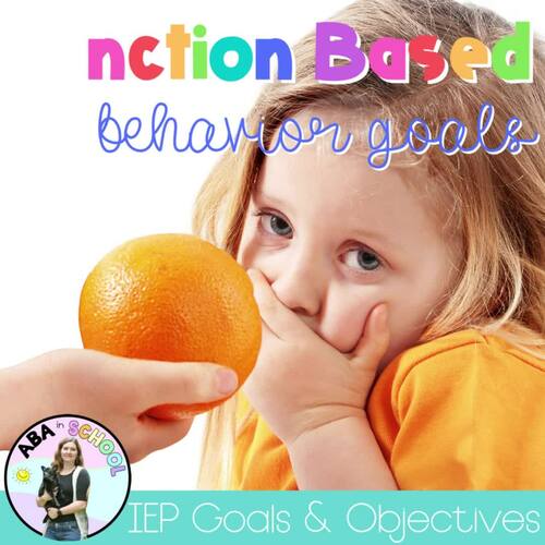 Functions Behavior IEP Goals and Objectives Tracking - Behavior Management