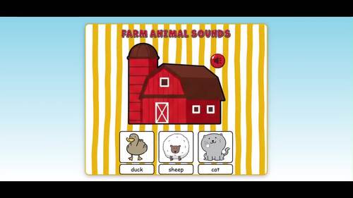 Farm Animal Sounds Game | Interactive Digital Activity by By Kinder Teacher