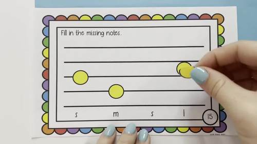 La Solfege Task Cards // Solfa centers activity for elementary music ...