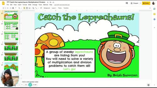 DIGITAL ST. PATRICK'S DAY MULTIPLICATION AND DIVISION by Bekah Sorensen