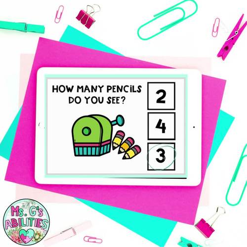 Back To School Counting 1-10 by Ms Gs Abilities | TPT