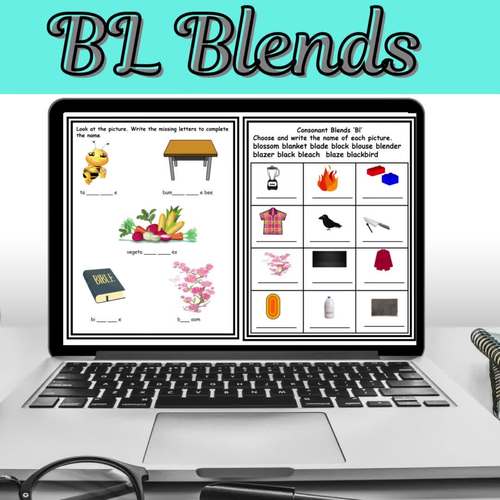 Bl Consonant Blends by Futuristic Teacher | Teachers Pay Teachers