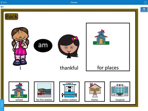 Open Ended Activity I Am Thankful BOOM Card Deck for Speech Language ...