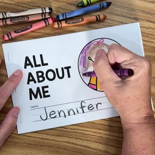 All About Me Book for Preschool & Kindergarten, Get to Know Me Activities