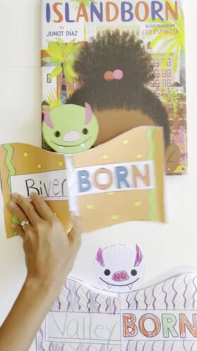 Islandborn: Blanket Bat Craft- Where My Family Emigrated From ELA Activity