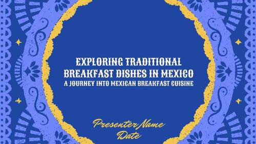 Breakfast Around the World Presentation Project | FACS, CTE, FCS, Culinary