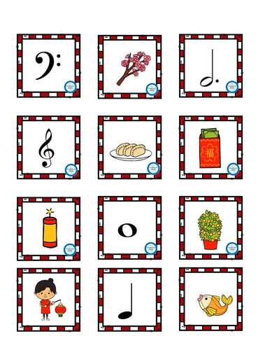 Lunar New Year Music Lesson, Bingo Game, Chinese New Year by TEACH KIDS ...