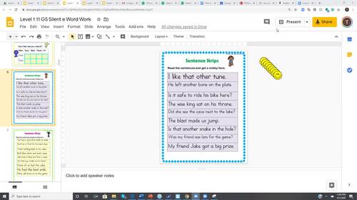 Distance Learning Google Slides Fun Phonics Magic e or Silent e (First ...