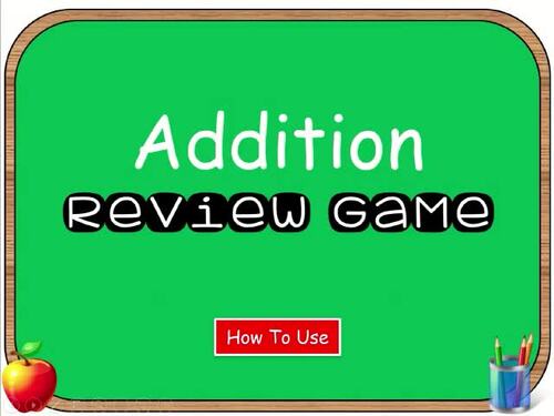 Addition Powerpoint Game by Teacher Gameroom | TPT