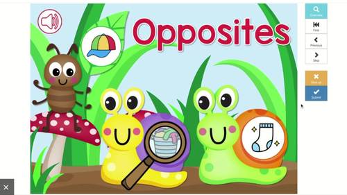 Antonyms - Find the Opposite by et cetera Primary Goods | TpT